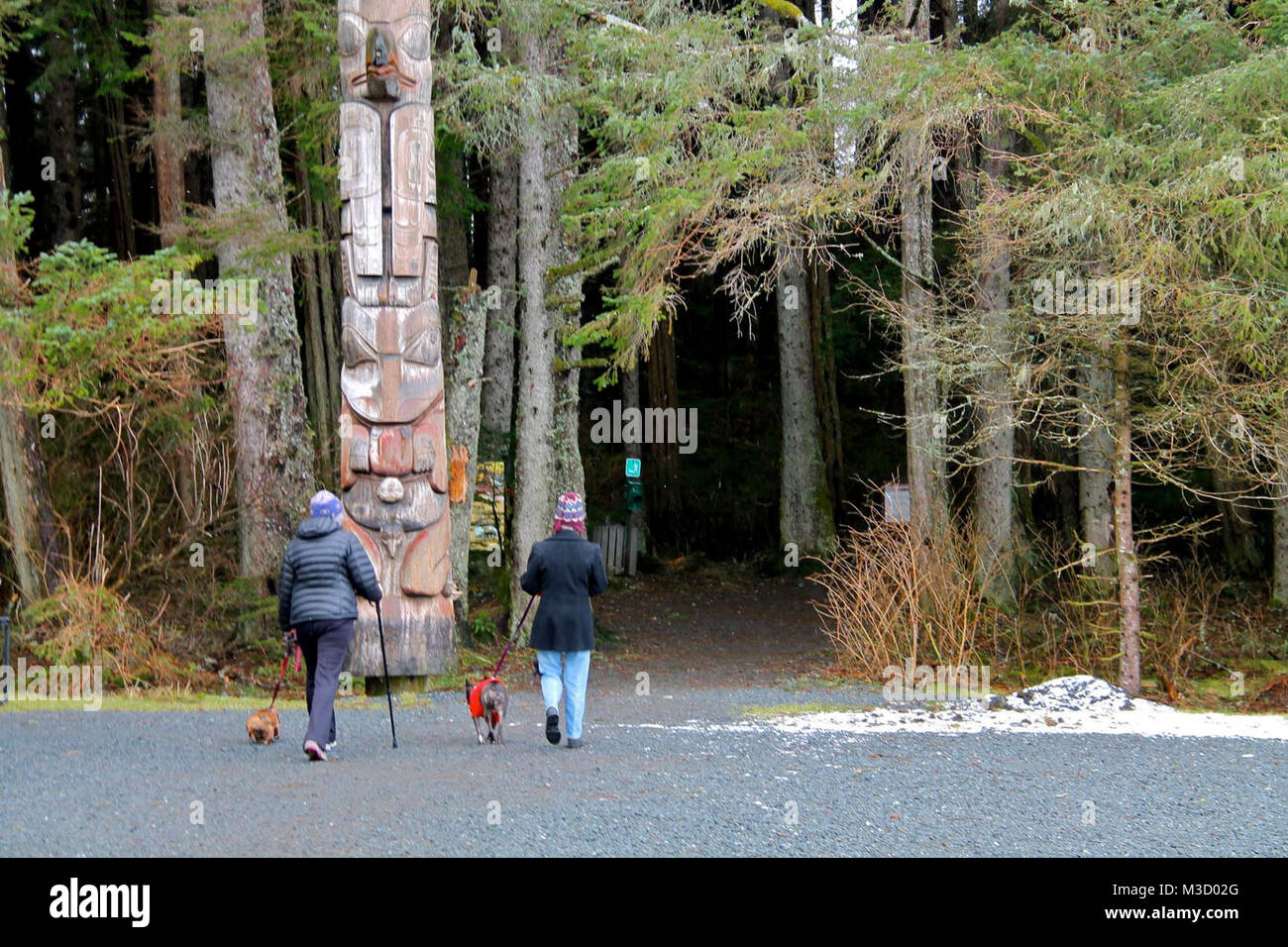 SITK totem walk Stock Photo - Alamy