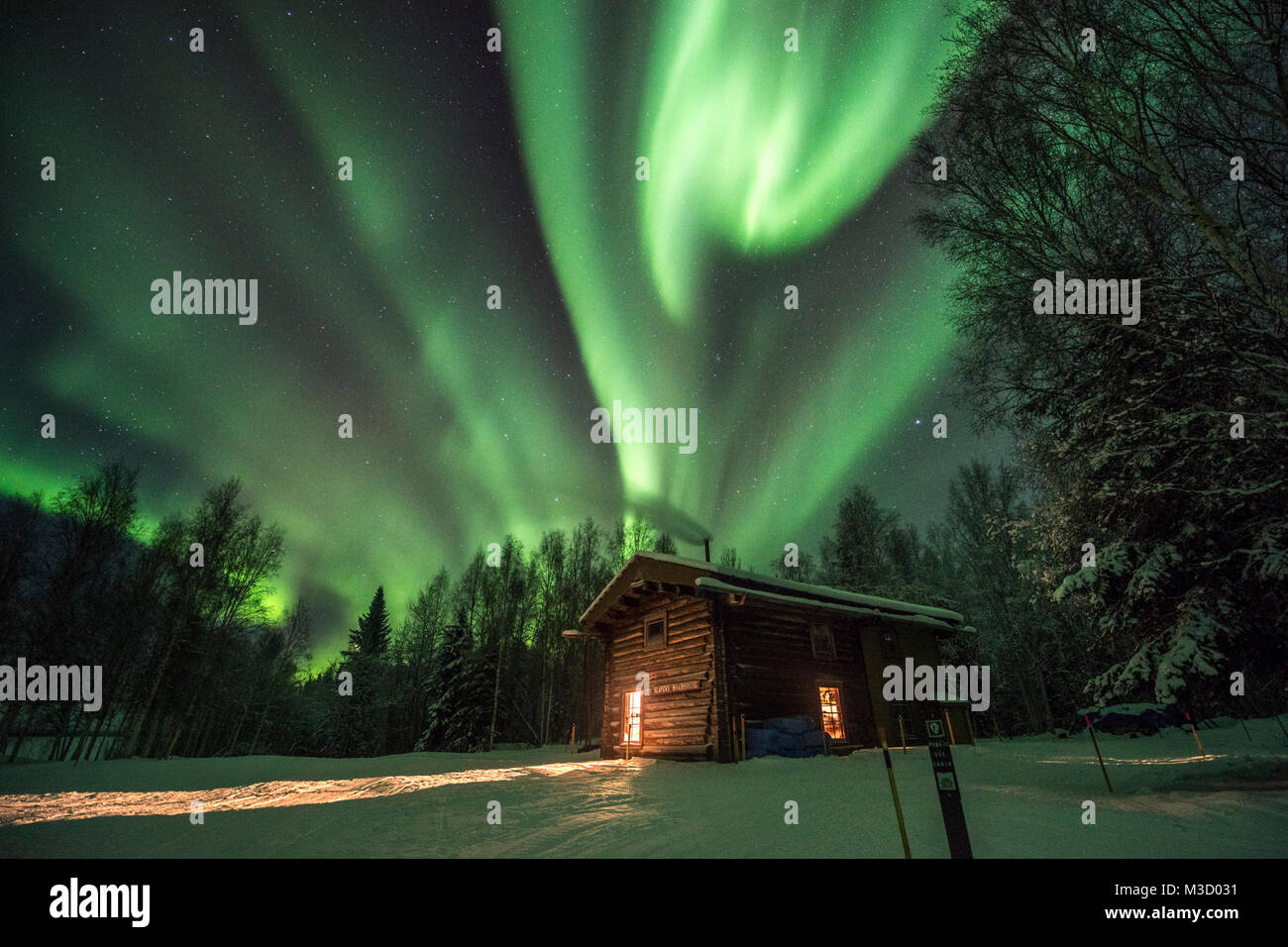 YUCH northern lights Stock Photo - Alamy