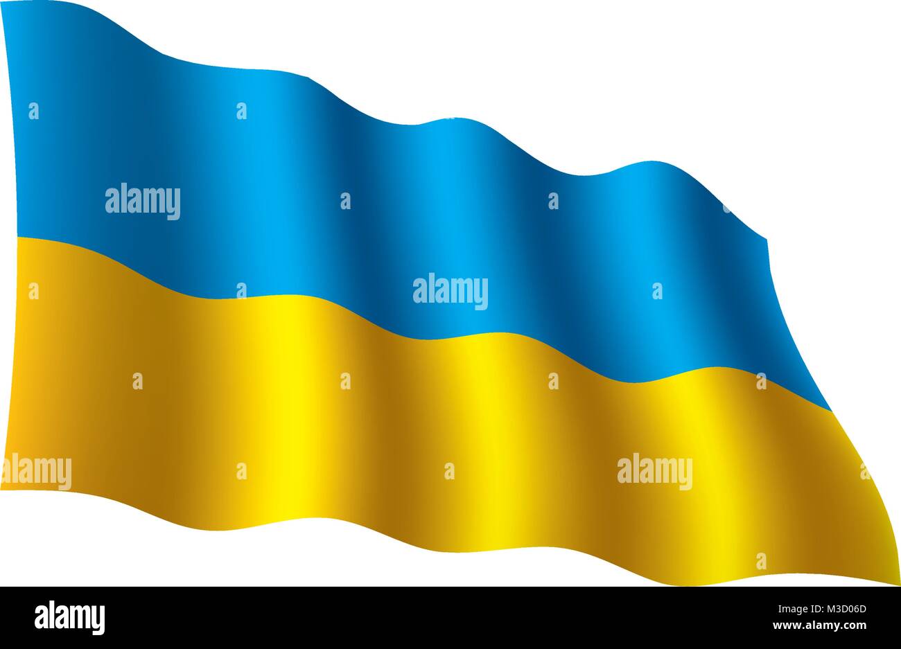 Ukraine flag, vector illustration Stock Vector Image & Art - Alamy