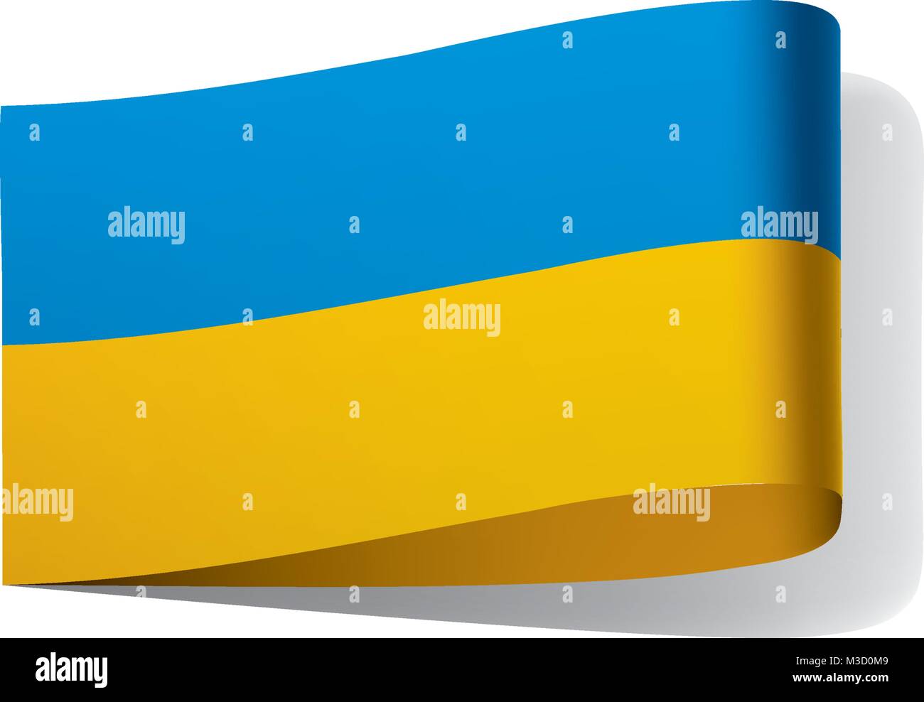 Ukraine flag, vector illustration Stock Vector Image & Art - Alamy