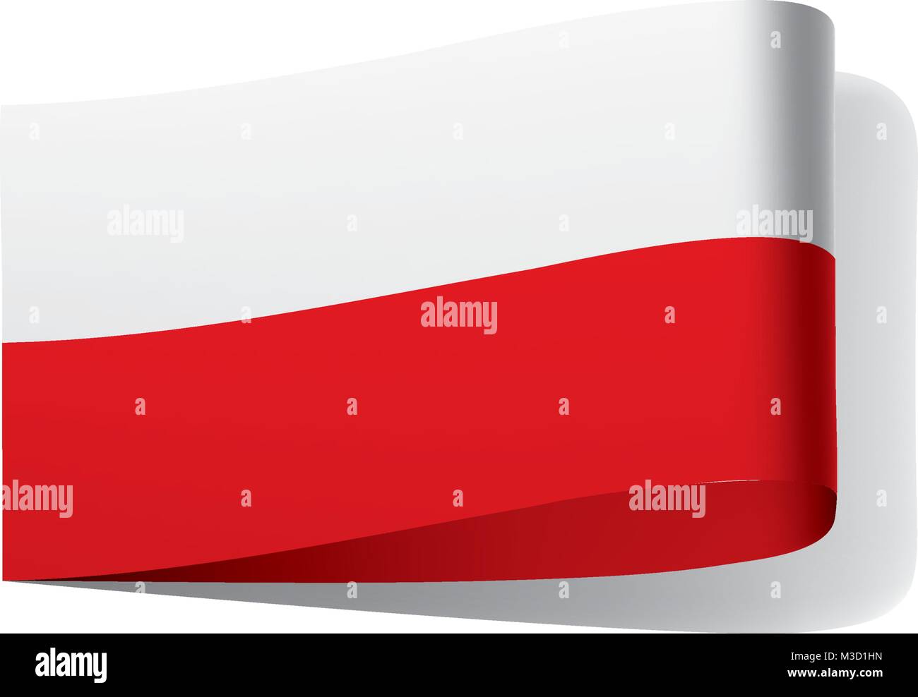 Poland flag, vector illustration Stock Vector Image & Art - Alamy