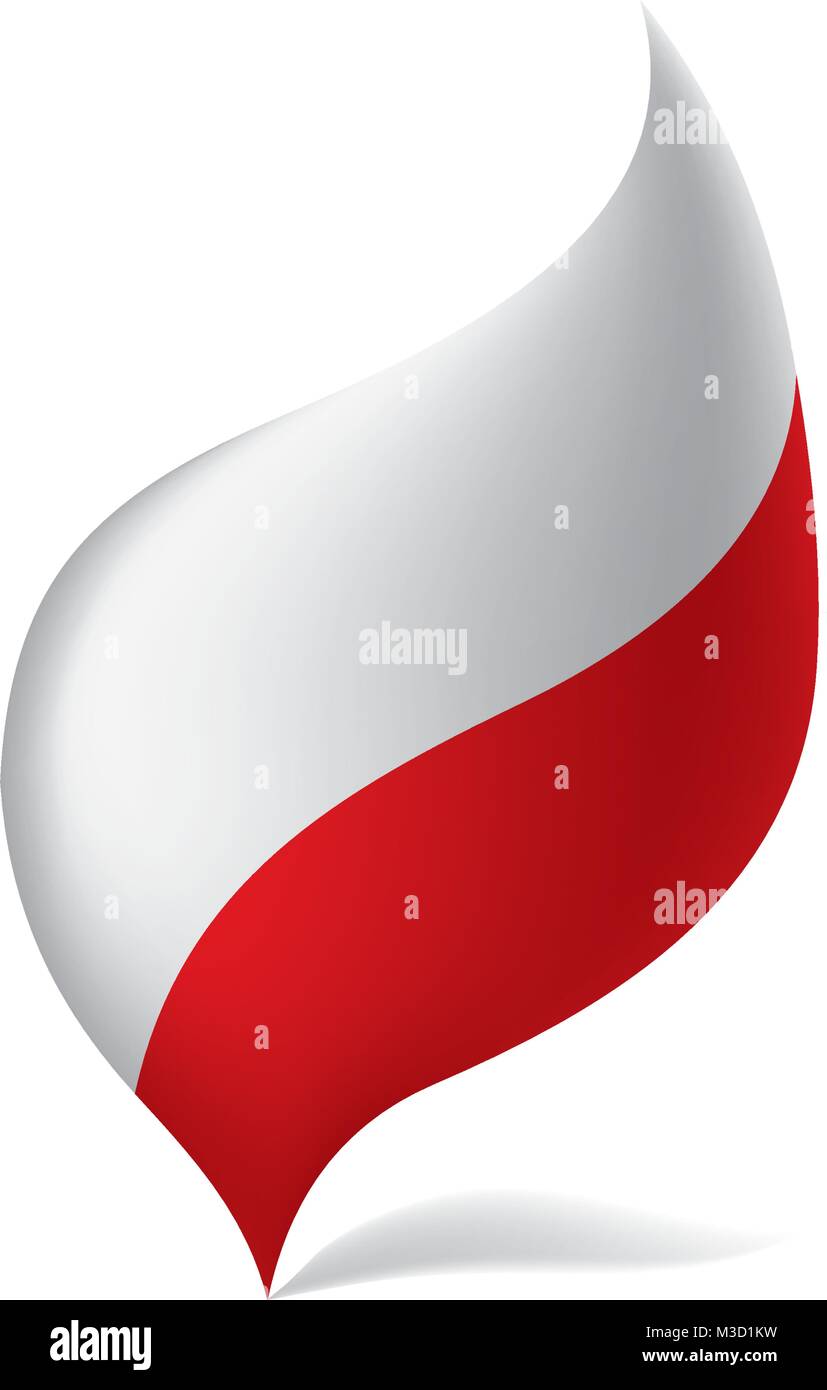 Poland flag, vector illustration Stock Vector Image & Art - Alamy