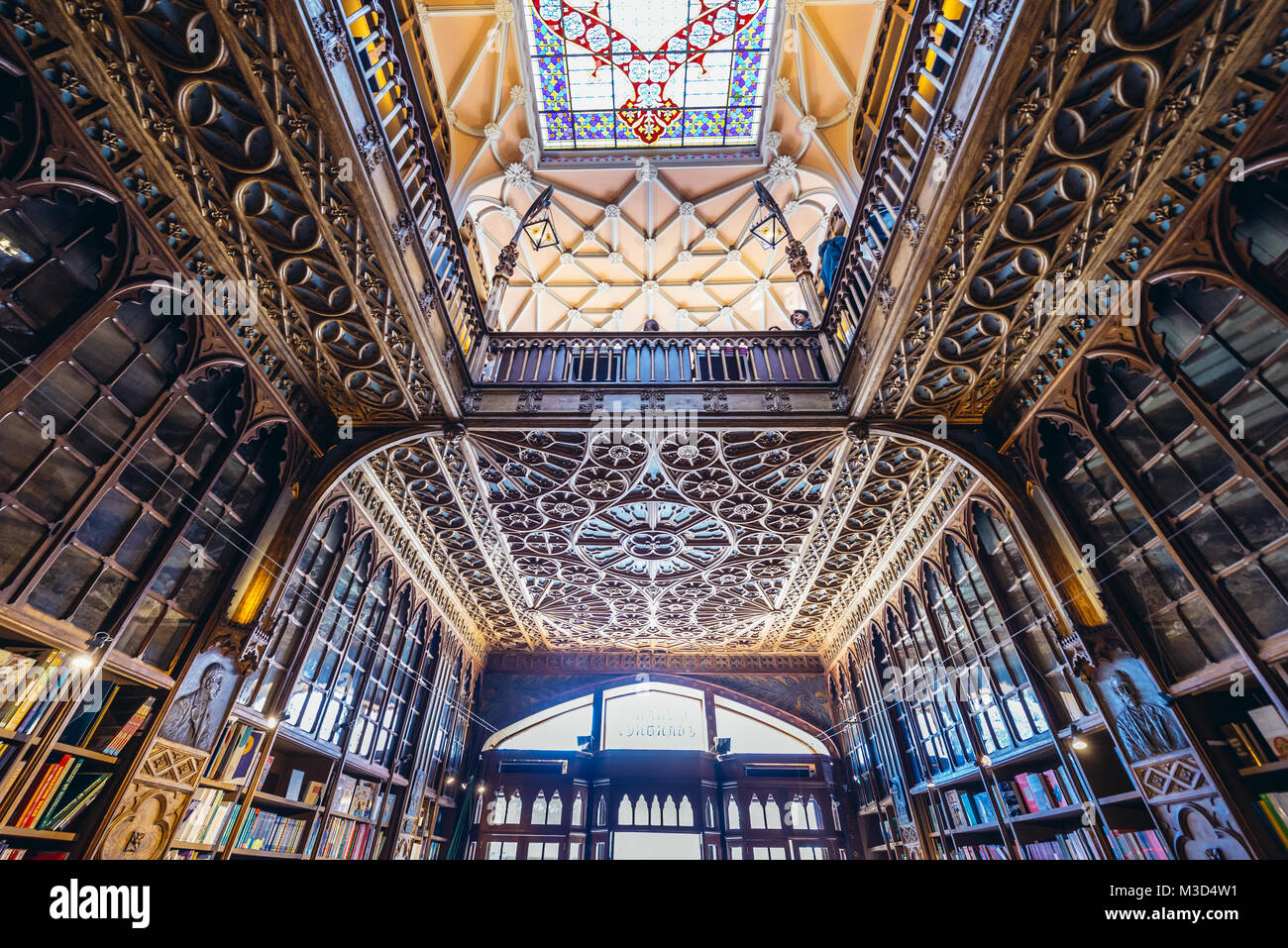 Interior of one of the most famous bookstores in the world - Livraria ...