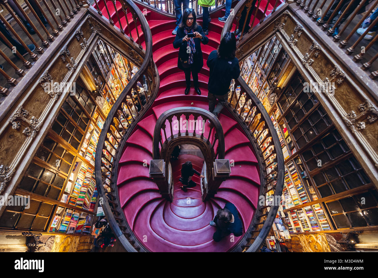 Interior of one of the most famous bookstores in the world - Livraria ...