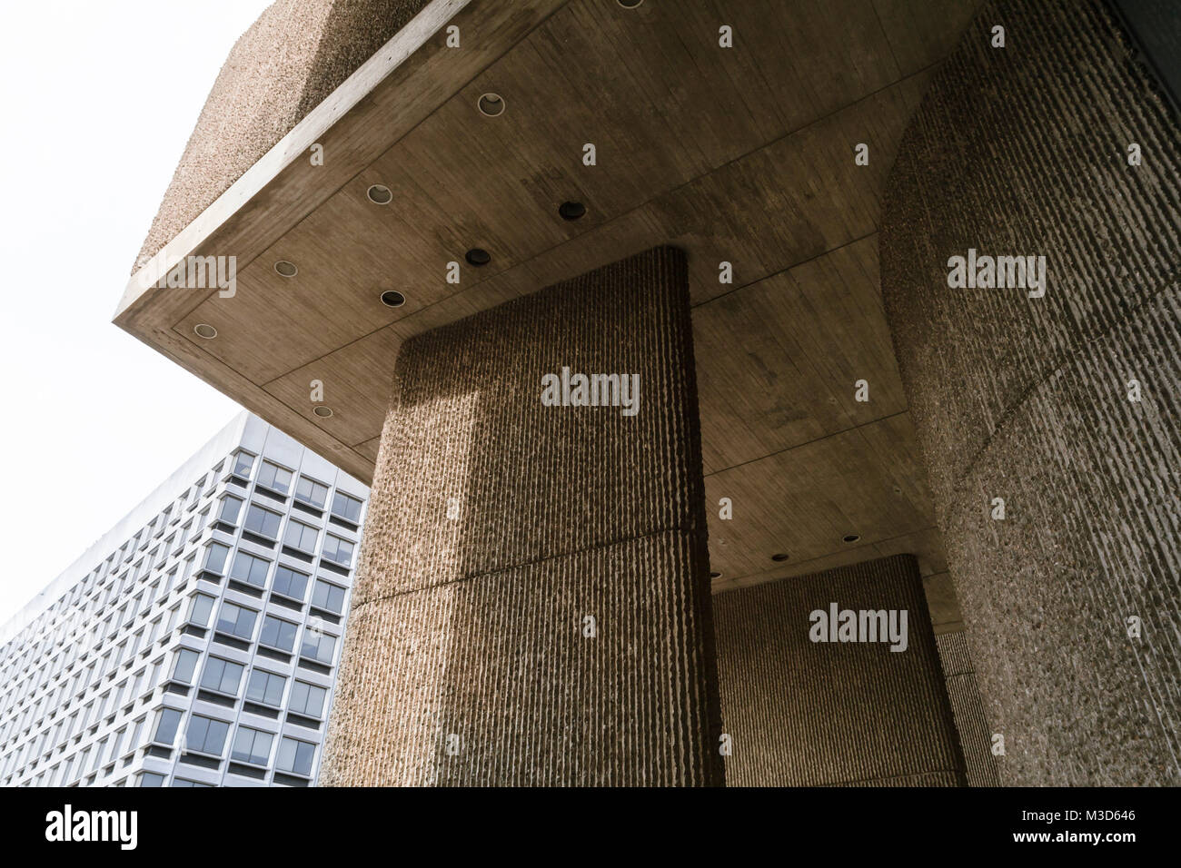 Detail of the Government Service Center Building, Boston, Massachusetts ...