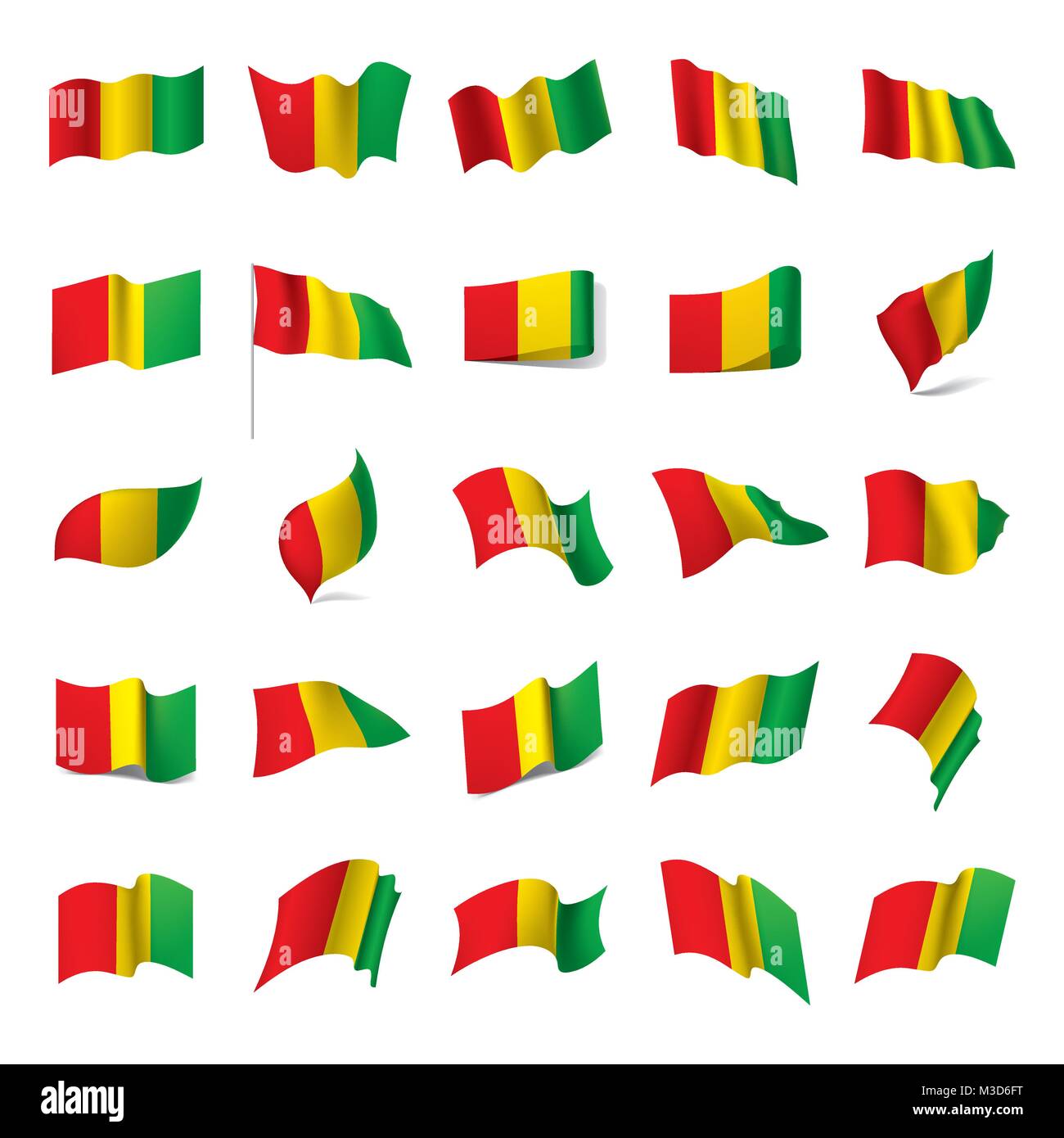 guinea flag, vector illustration Stock Vector Image & Art - Alamy