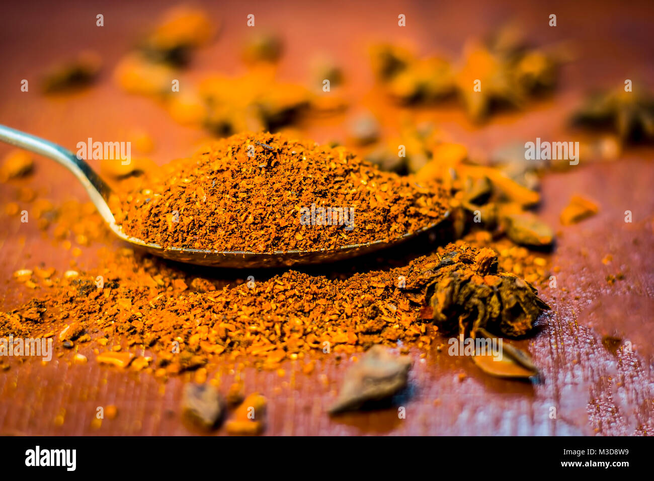 Close up Star aniseed,Illicium verum in a bowl with powder Stock Photo ...