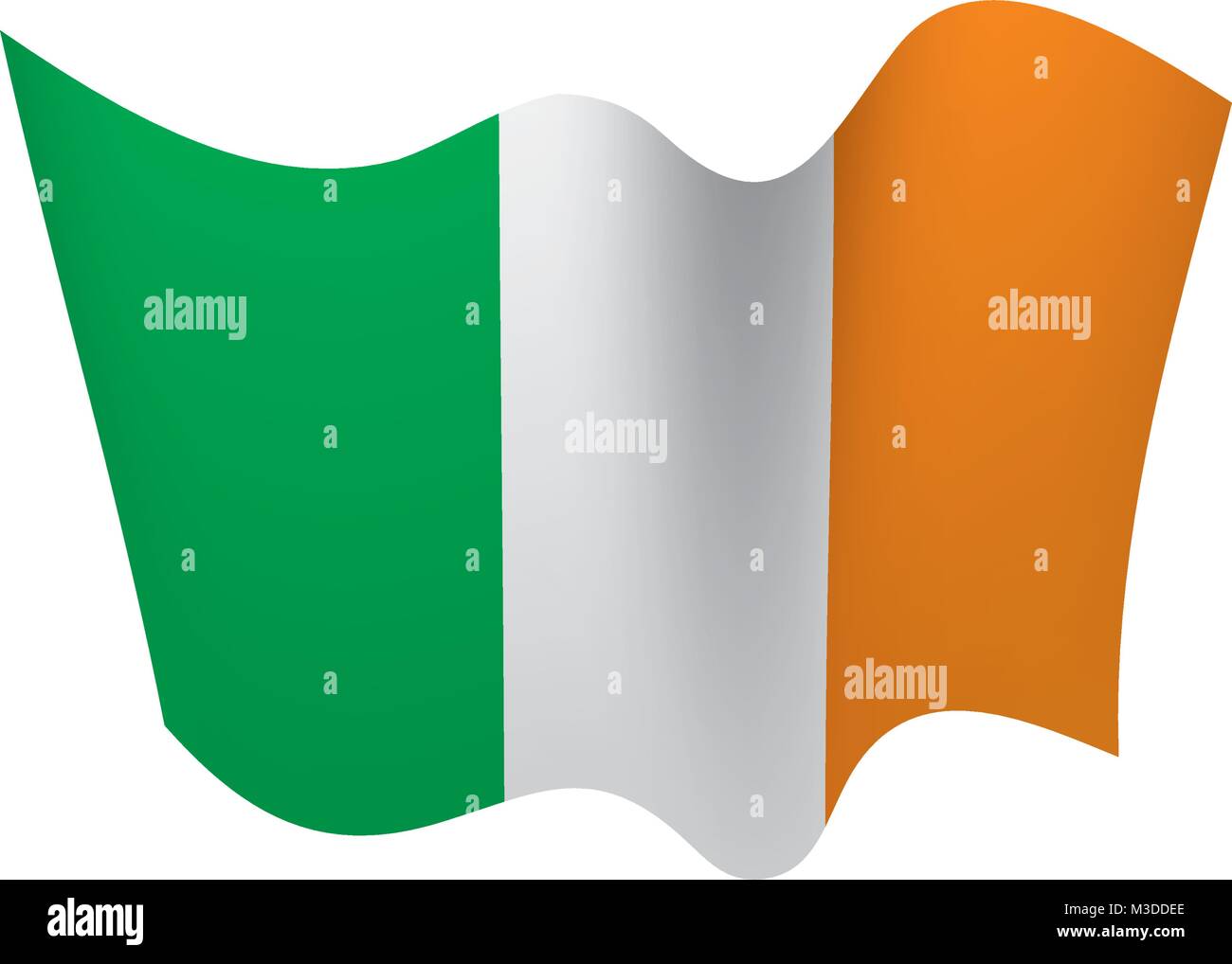 Ireland flag, vector illustration Stock Vector Image & Art - Alamy