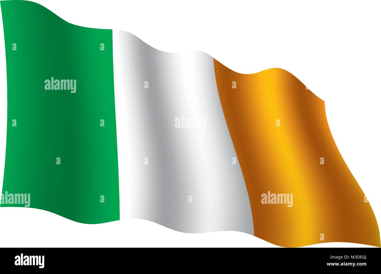 Ireland flag, vector illustration Stock Vector Image & Art - Alamy