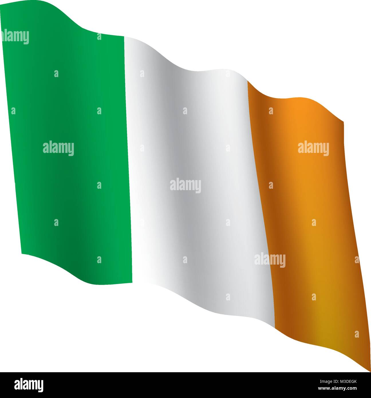 Ireland flag, vector illustration Stock Vector Image & Art - Alamy