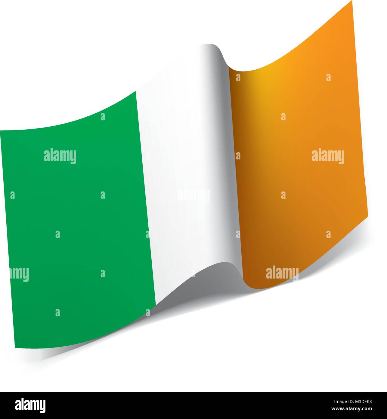 Ireland flag, vector illustration Stock Vector Image & Art - Alamy
