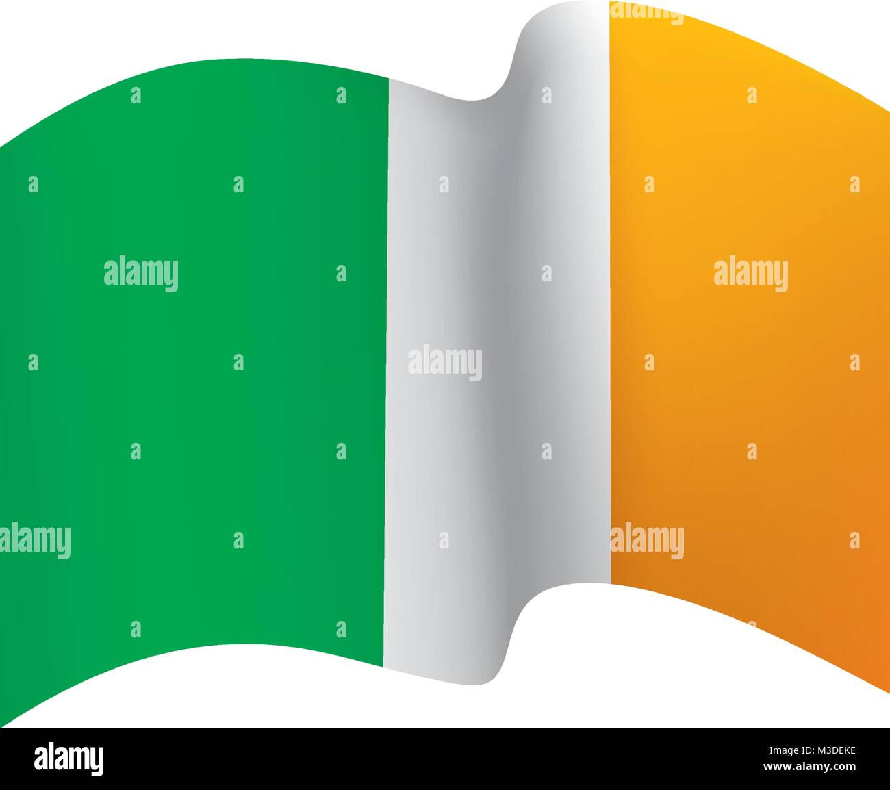 Ireland flag, vector illustration Stock Vector Image & Art - Alamy
