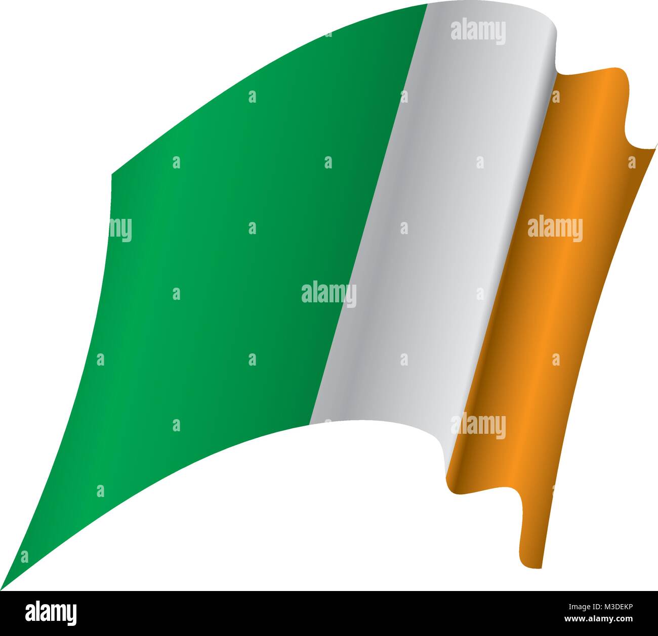 Ireland flag, vector illustration Stock Vector Image & Art - Alamy