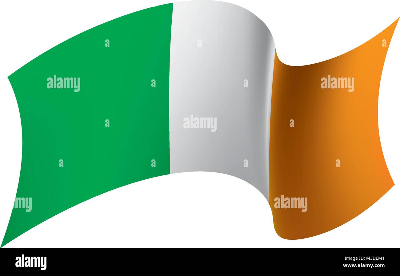 Ireland flag, vector illustration Stock Vector Image & Art - Alamy