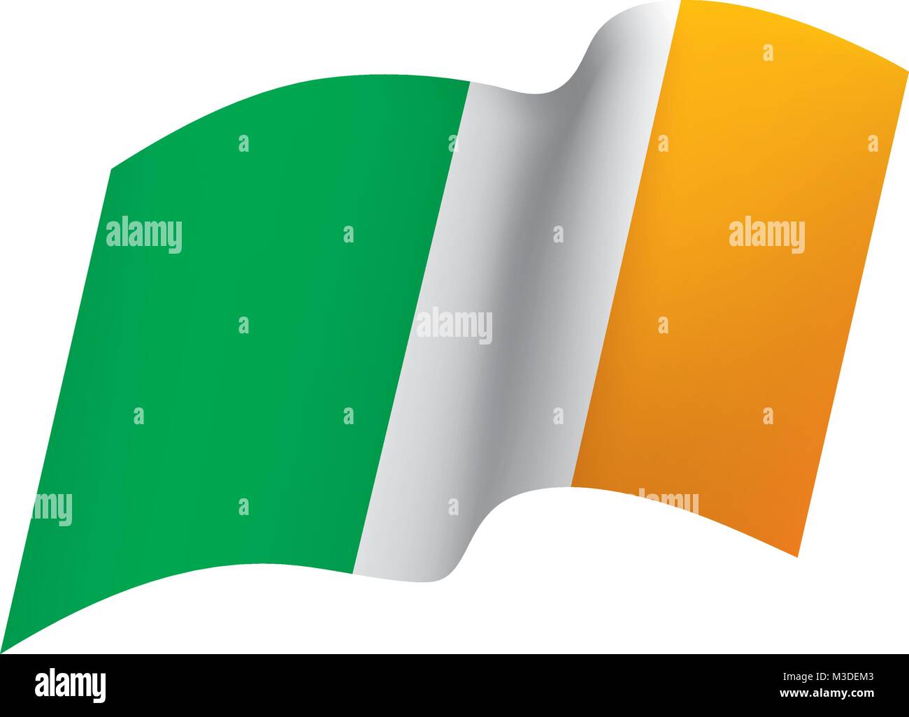 Ireland flag, vector illustration Stock Vector Image & Art - Alamy