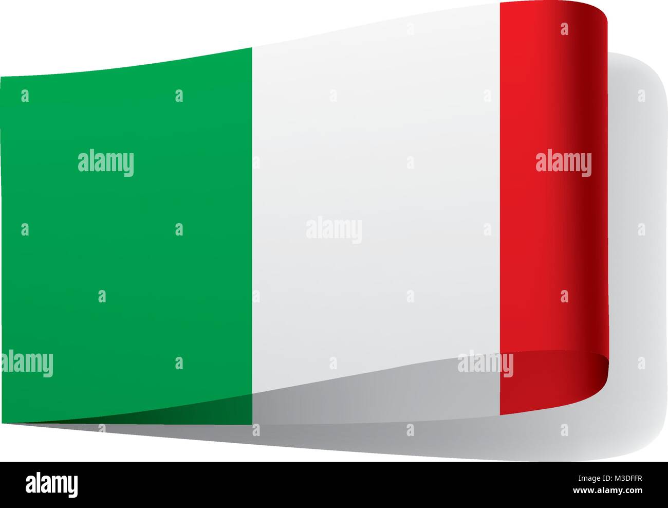 Italy flag, vector illustration Stock Vector Image & Art - Alamy