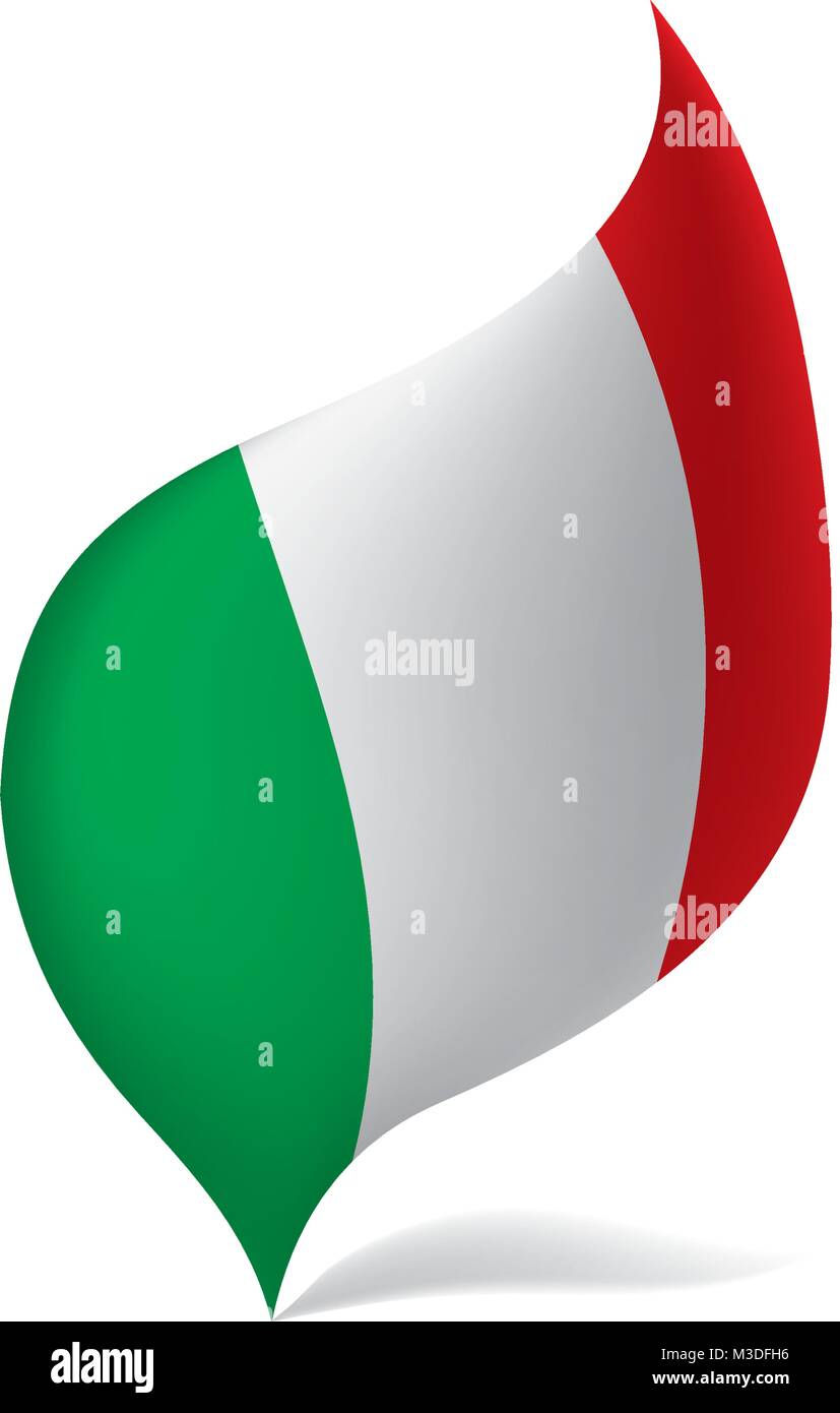 Italy flag, vector illustration Stock Vector Image & Art - Alamy