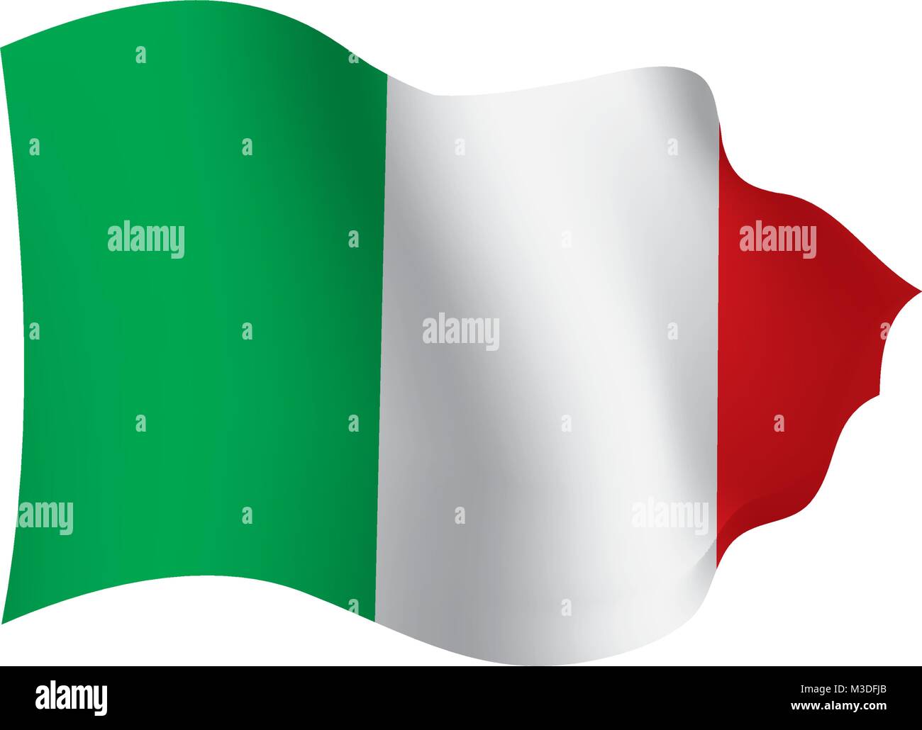Italy flag, vector illustration Stock Vector Image & Art - Alamy