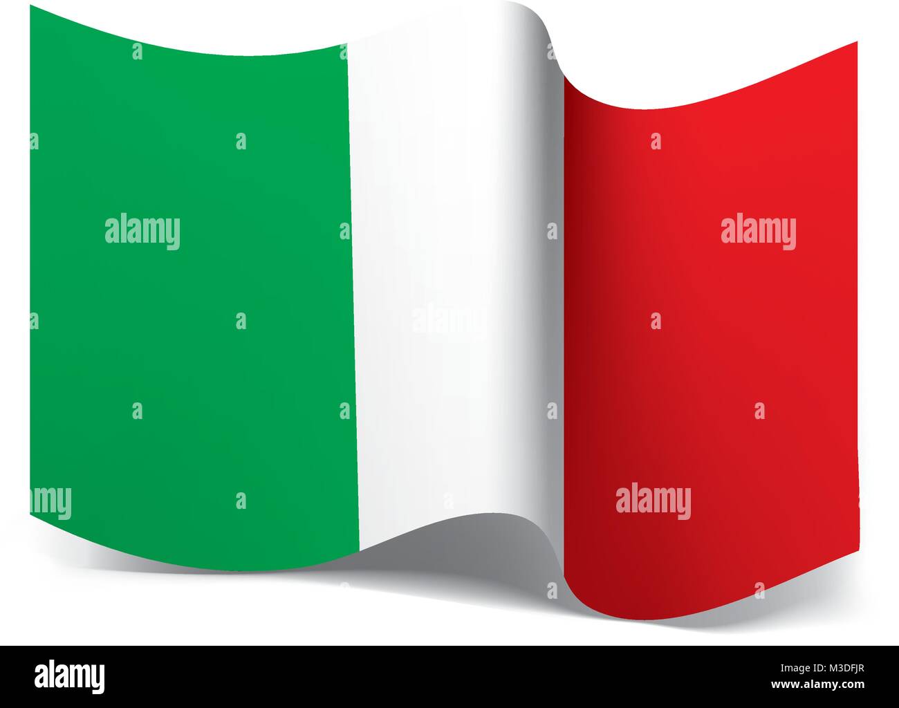 Italy flag, vector illustration Stock Vector Image & Art - Alamy