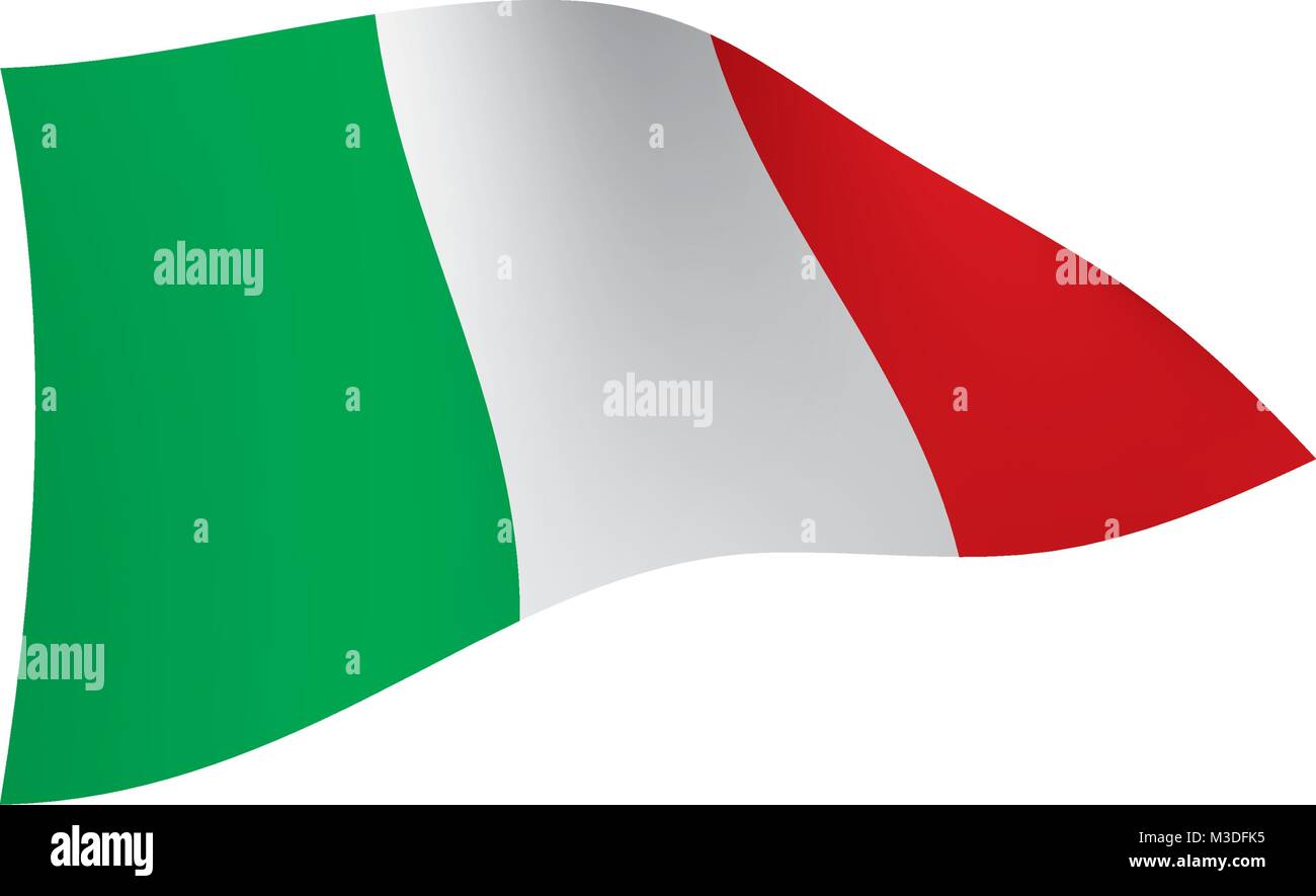 Italy flag, vector illustration Stock Vector Image & Art - Alamy