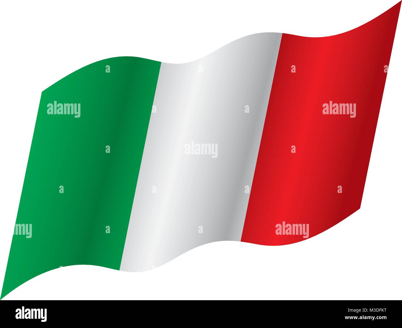 Italy flag, vector illustration Stock Vector Image & Art - Alamy