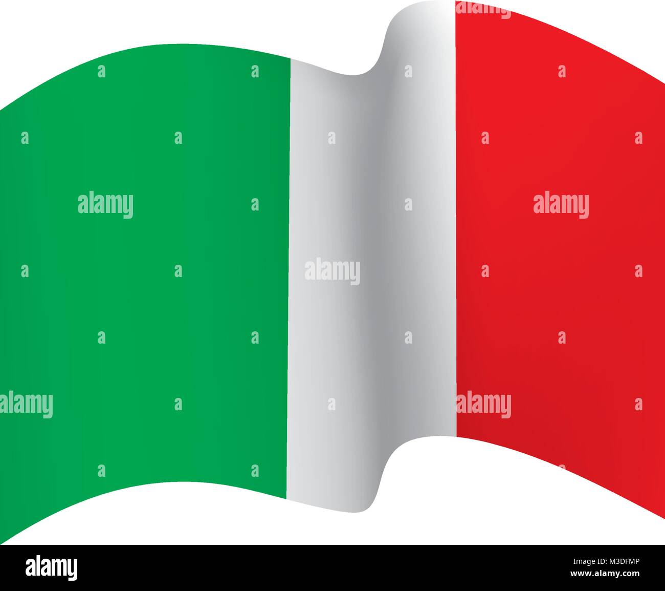 Italy flag, vector illustration Stock Vector Image & Art - Alamy