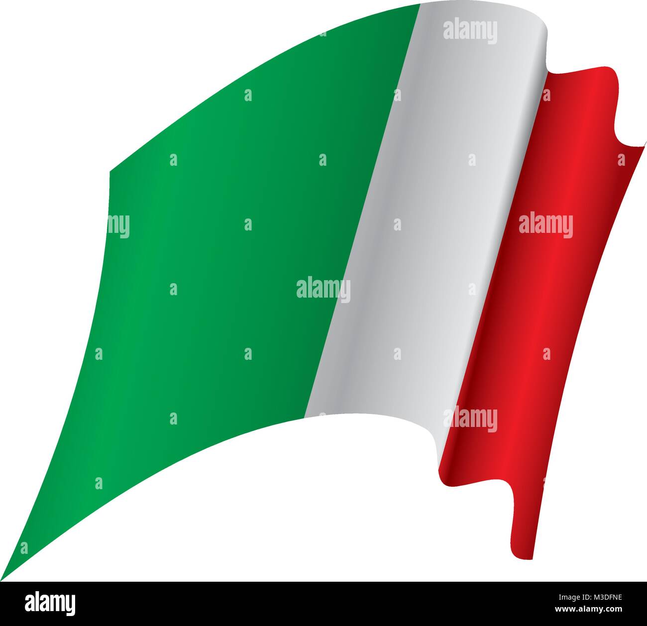 Italy flag, vector illustration Stock Vector Image & Art - Alamy