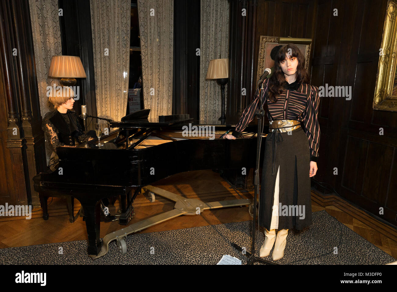 New York, United States. 09th Feb, 2018. Reni Lane and Heather Boo ...