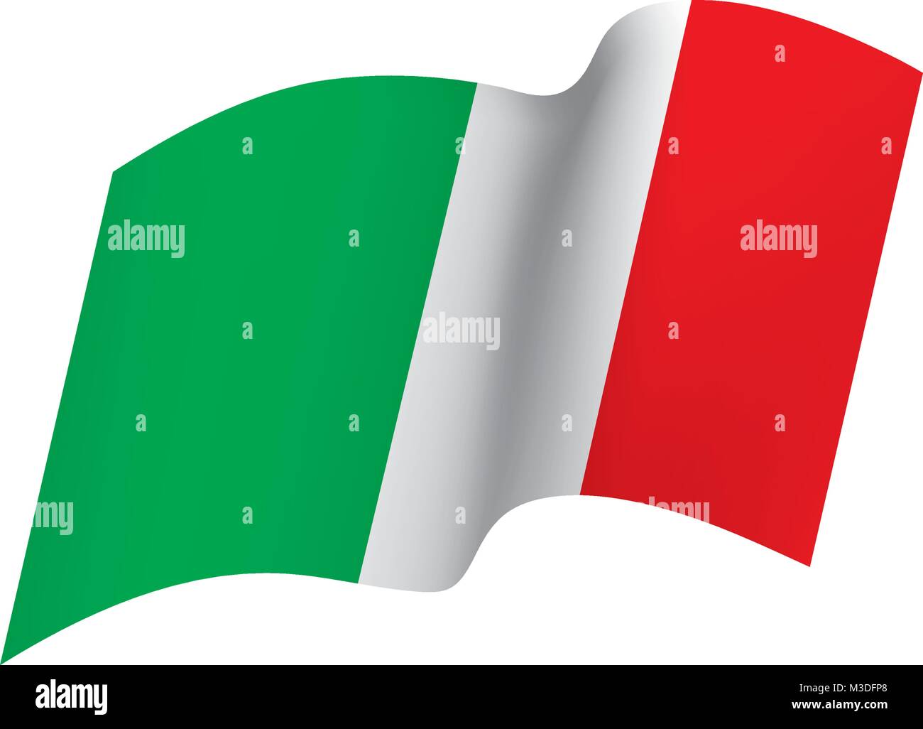 Italy flag, vector illustration Stock Vector Image & Art - Alamy