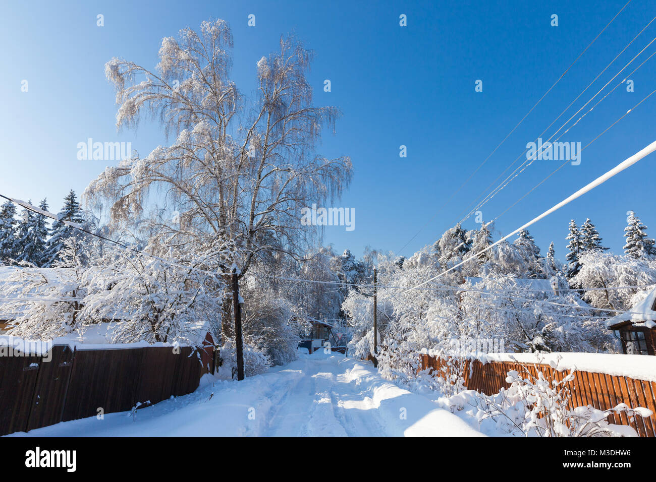 Rural russian landscape hi-res stock photography and images - Alamy