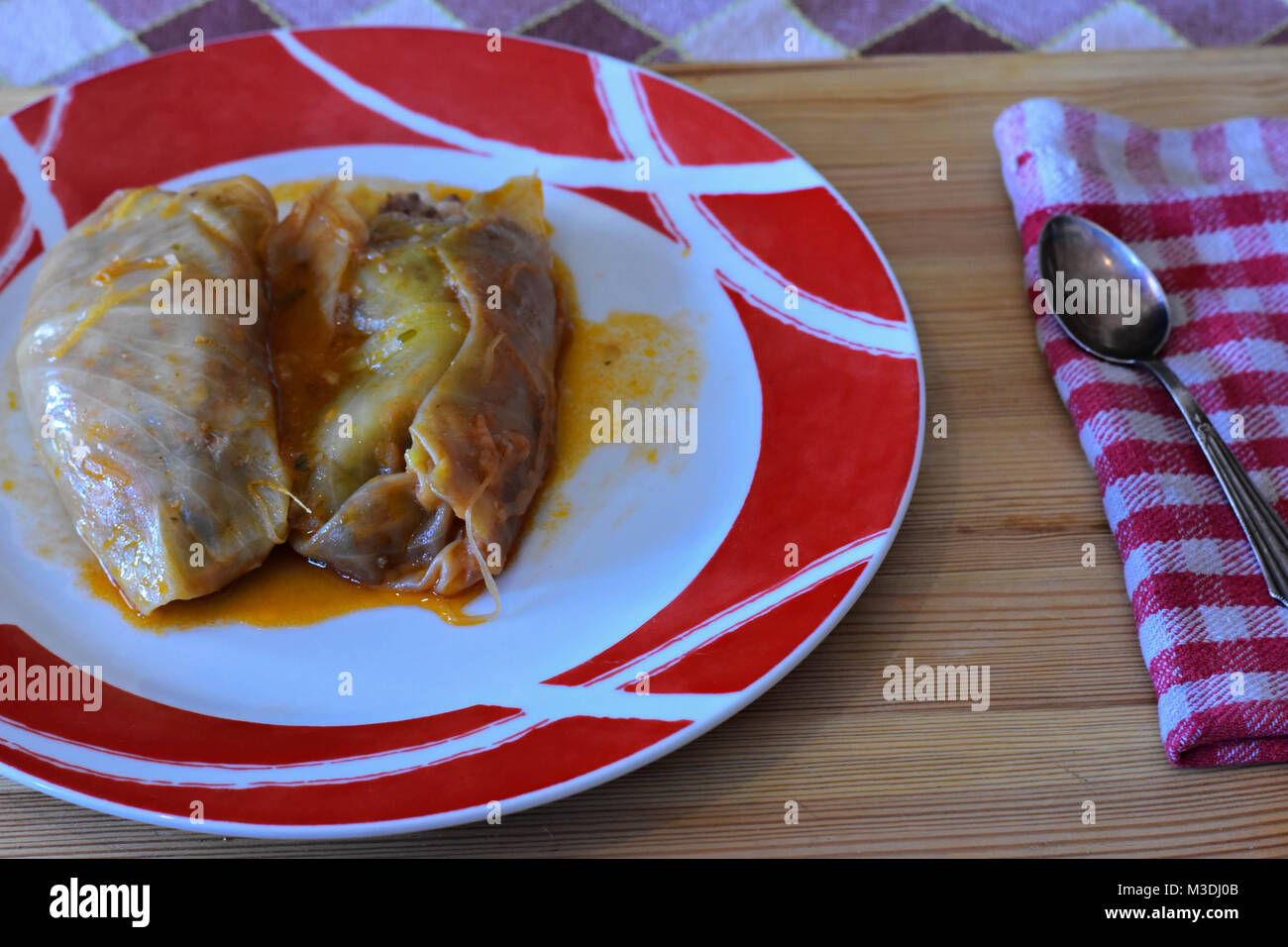 Sarma - vegetable or meat dish of cabbage leaves rolled and stuffed ...