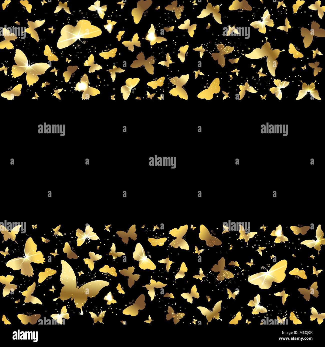 Gold butterflies hi-res stock photography and images - Alamy