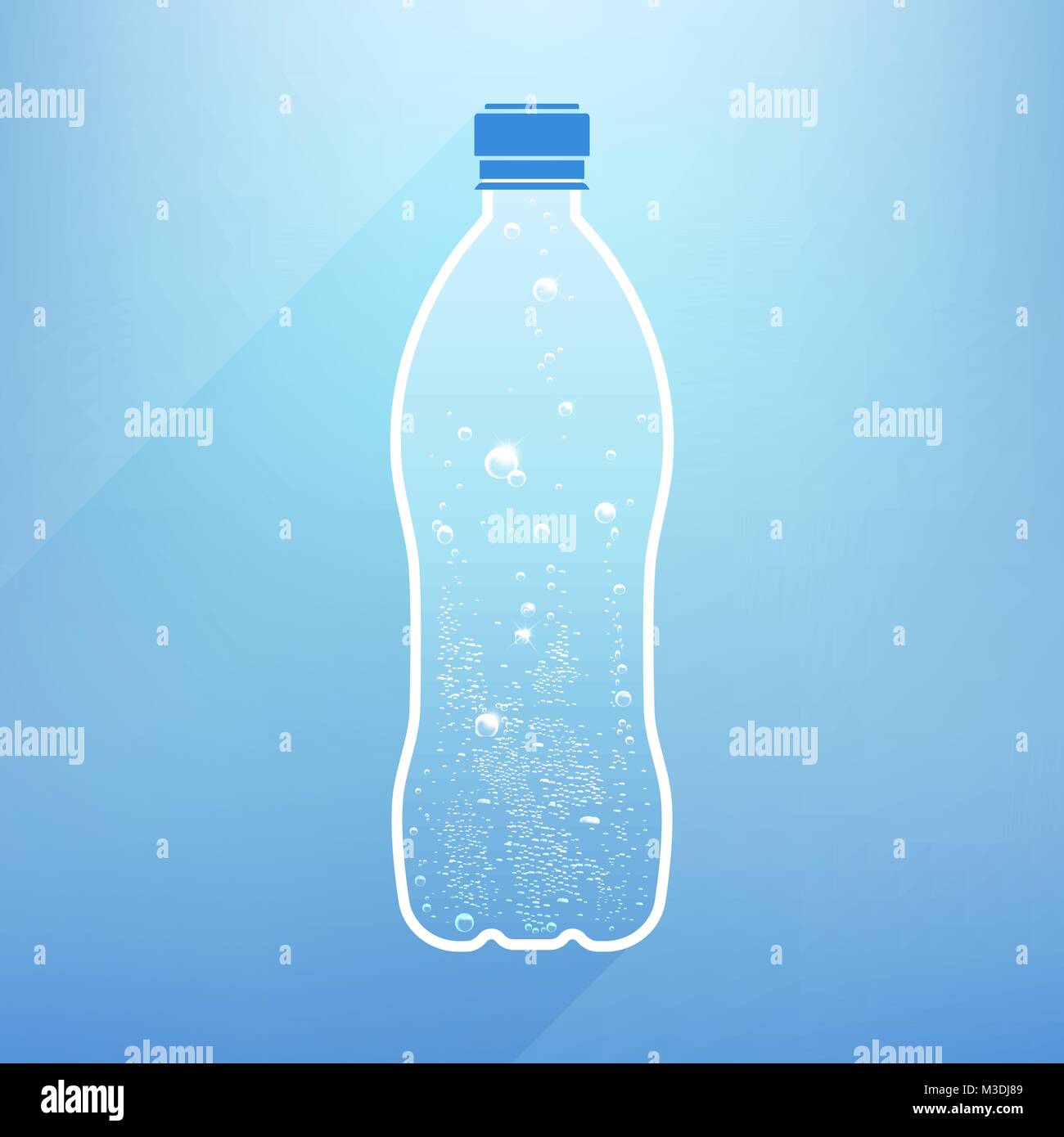 Clean mineral water bottle Stock Vector Images - Alamy