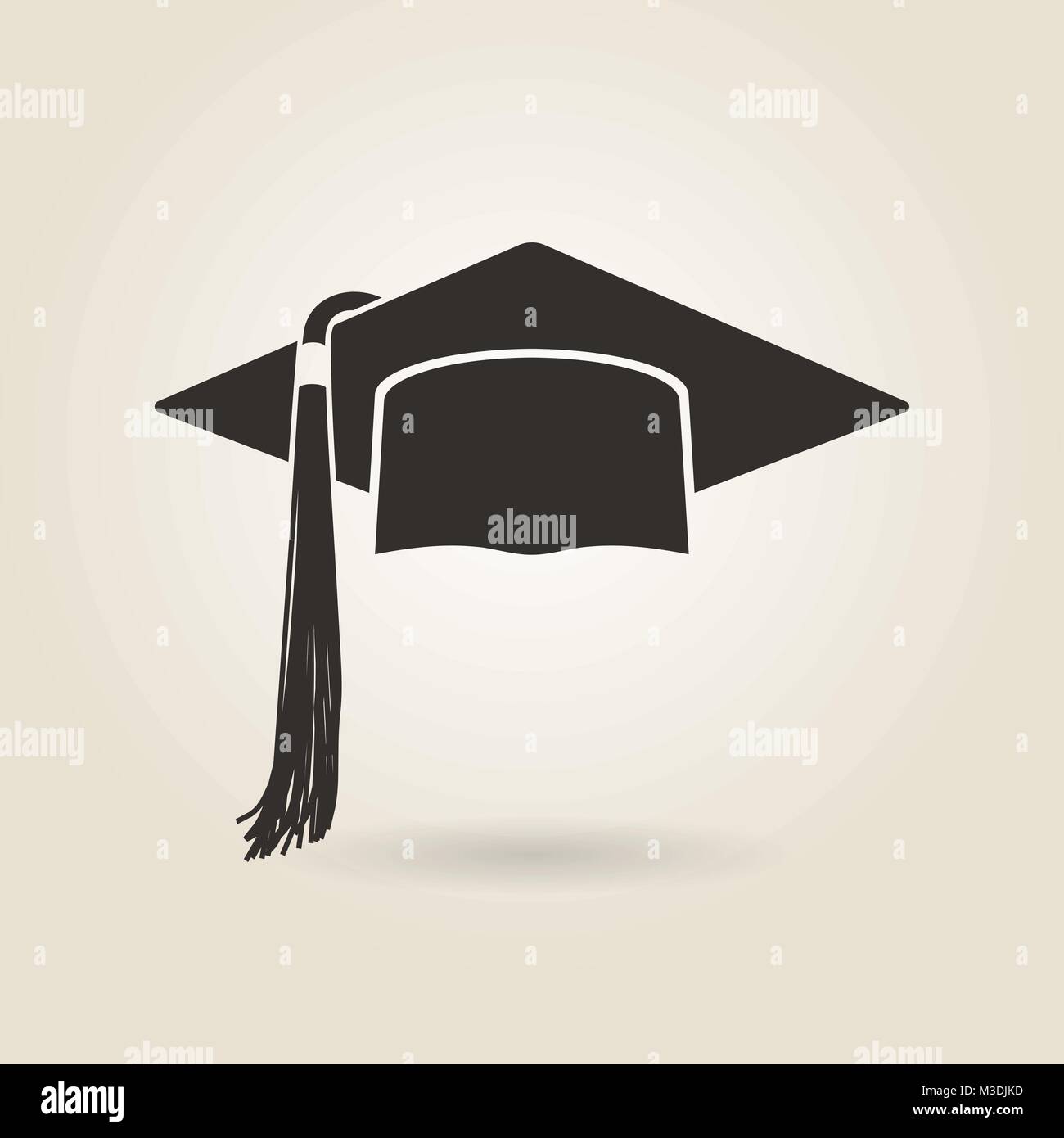 Graduate student icon vector vectors hi-res stock photography and ...