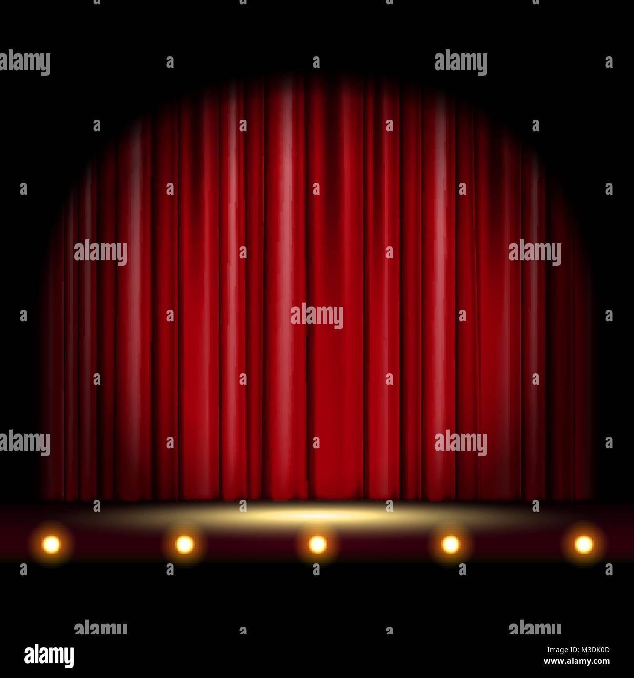 Theater theatrical performance Stock Vector Images - Alamy