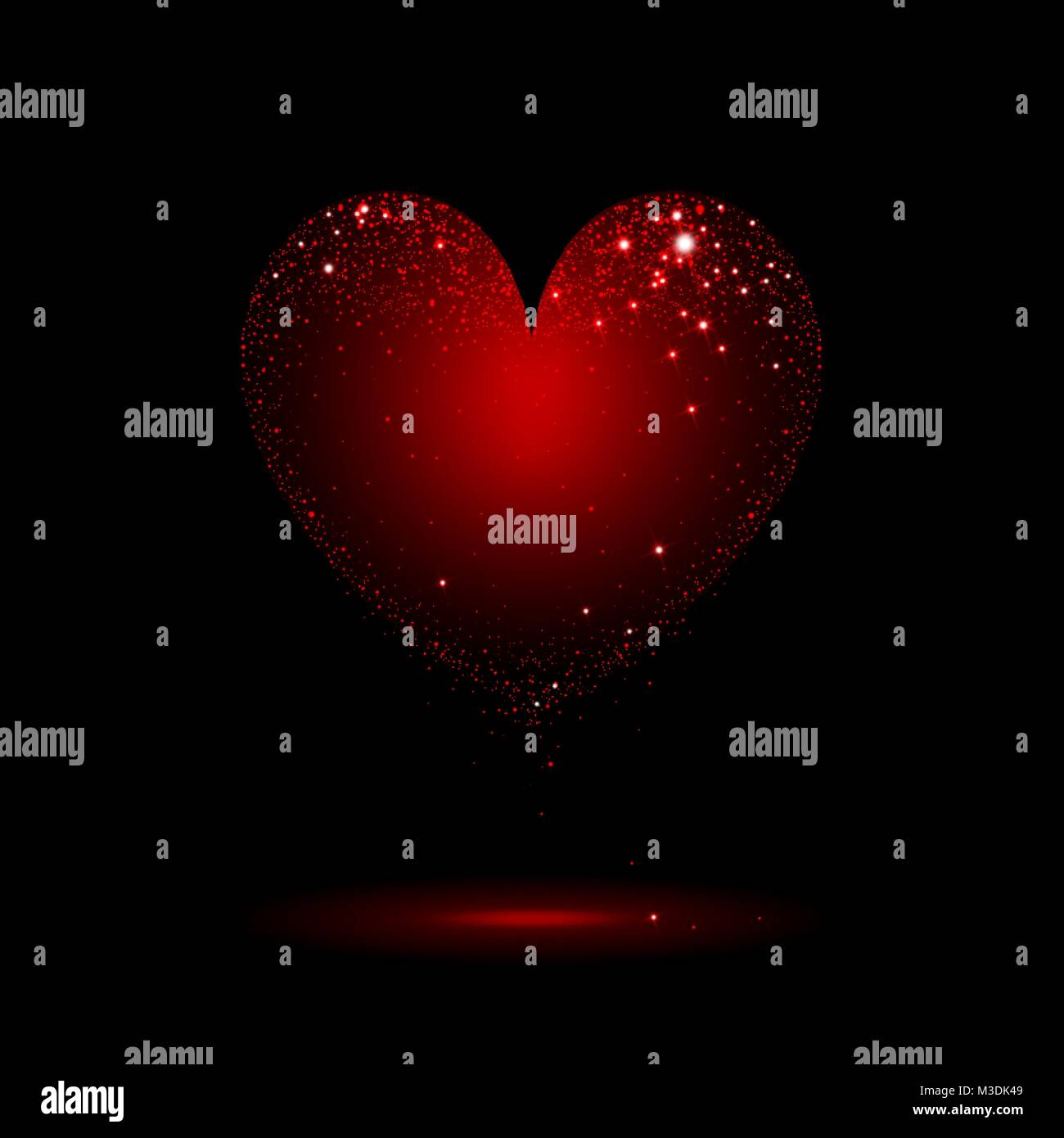 Love flash red heart Stock Vector Images - Alamy