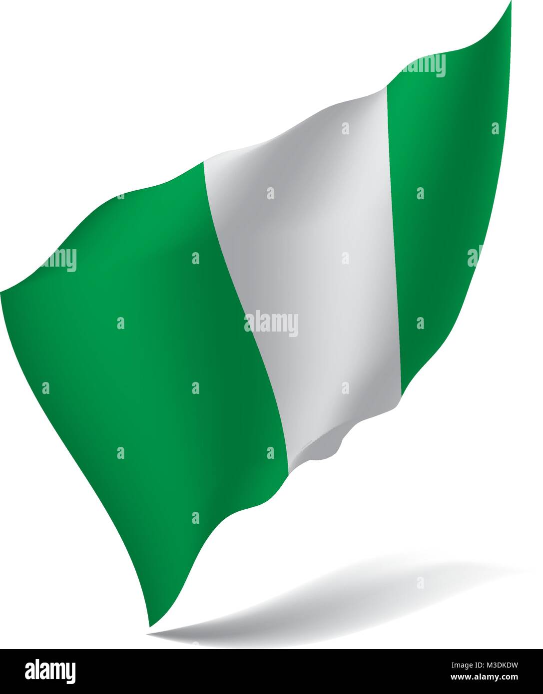 Nigeria flag, vector illustration Stock Vector Image & Art - Alamy