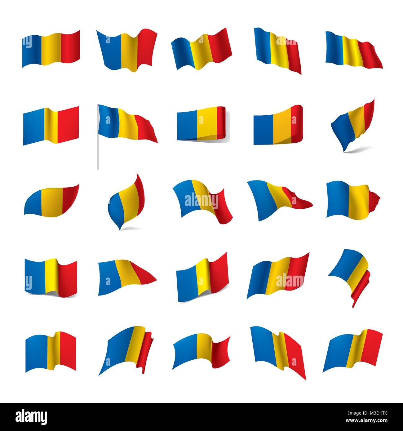 Chad flag, vector illustration Stock Vector Image & Art - Alamy