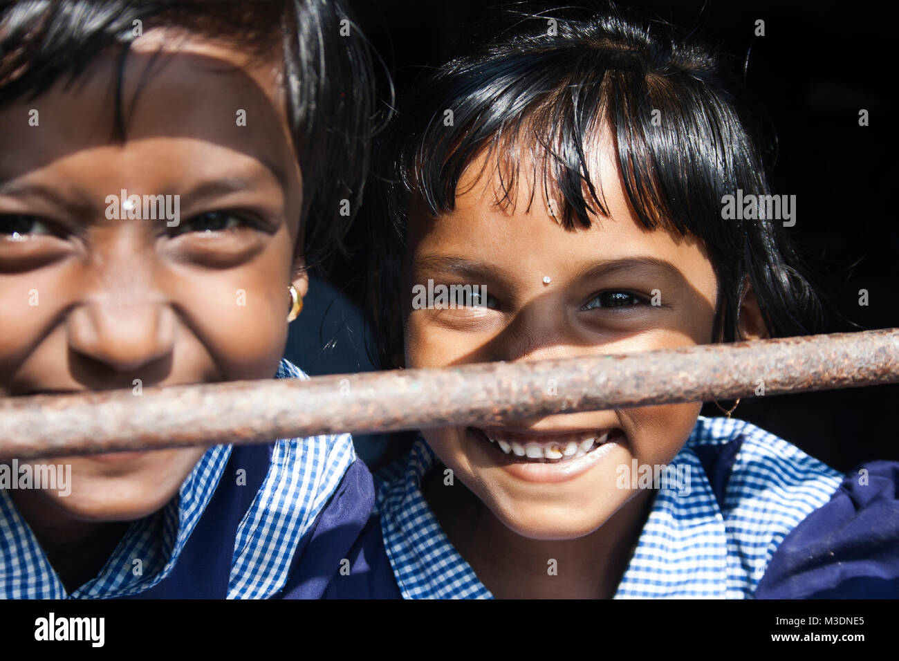 Two Indian Rural students at school with smile Stock Photo - Alamy