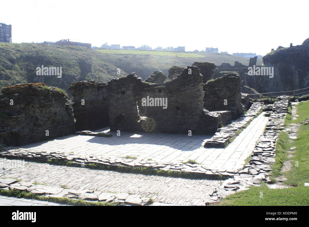 Tintagel Castle Ruins Stock Photo - Alamy