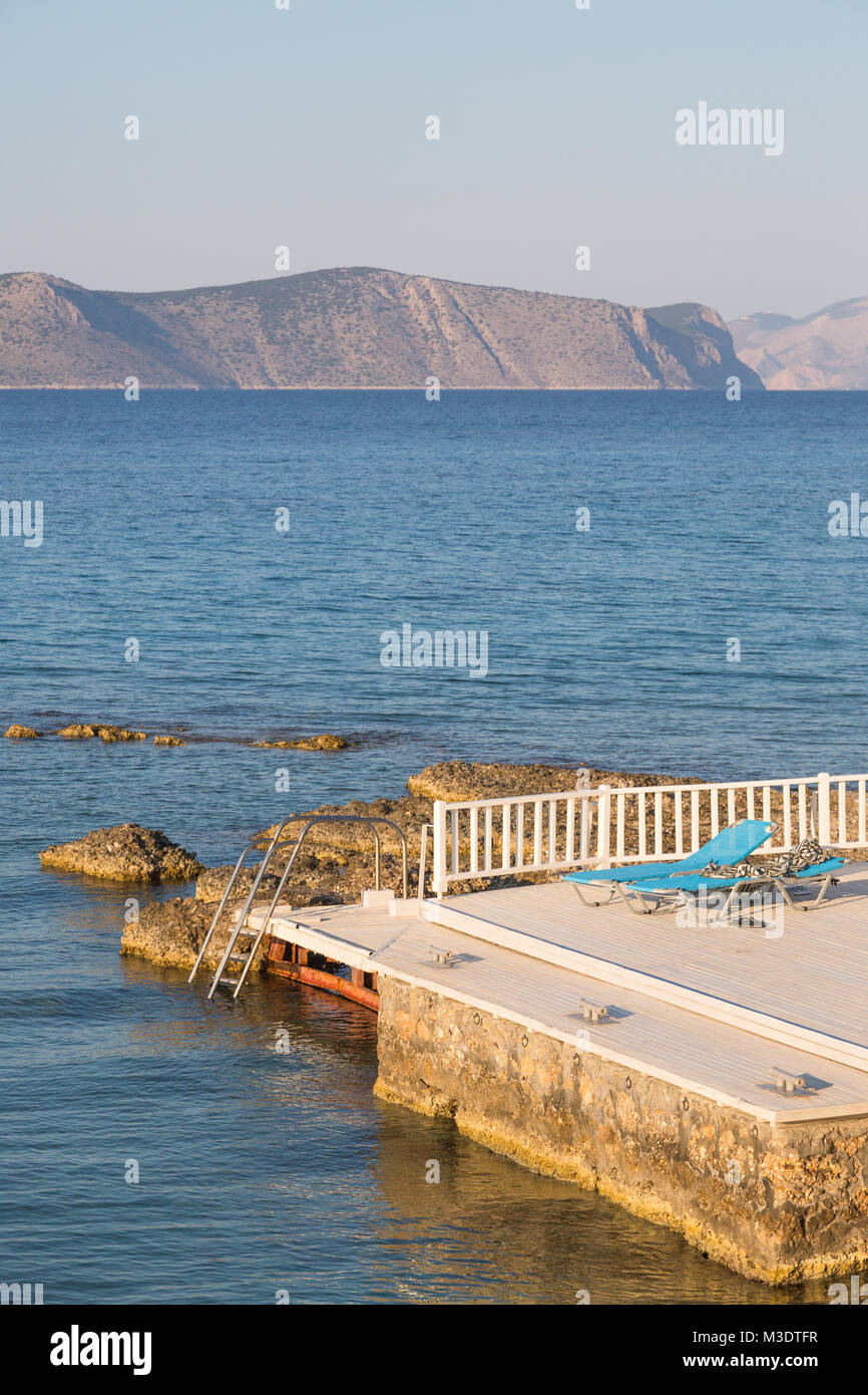 decking by the sea Stock Photo - Alamy