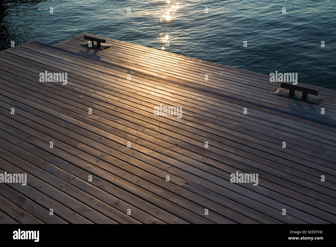 decking by the sea Stock Photo - Alamy