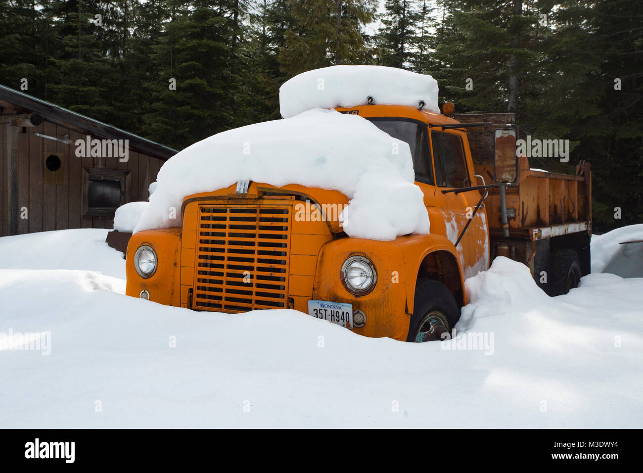 1970 international loadstar 1700a dump truck hi-res stock photography ...