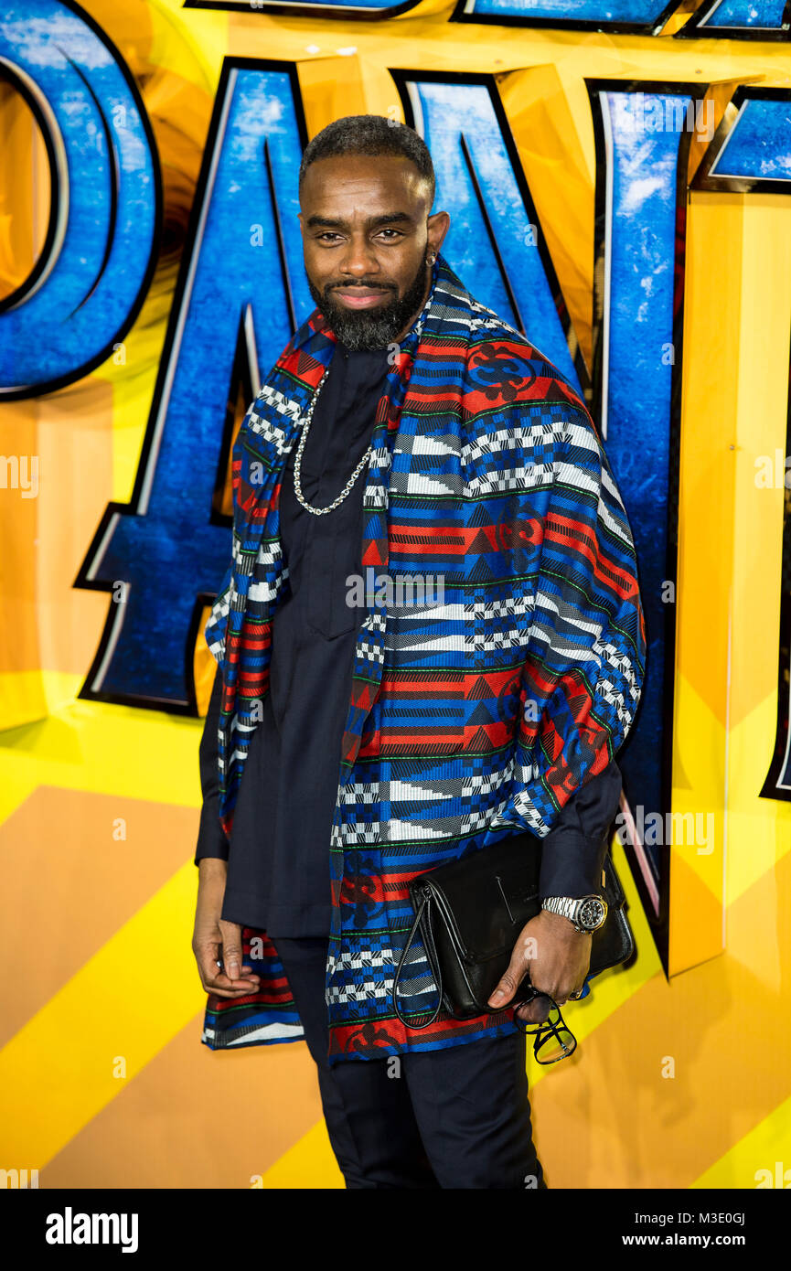 Charles Venn attends the European Premiere of Marvel Studios' 'Black ...