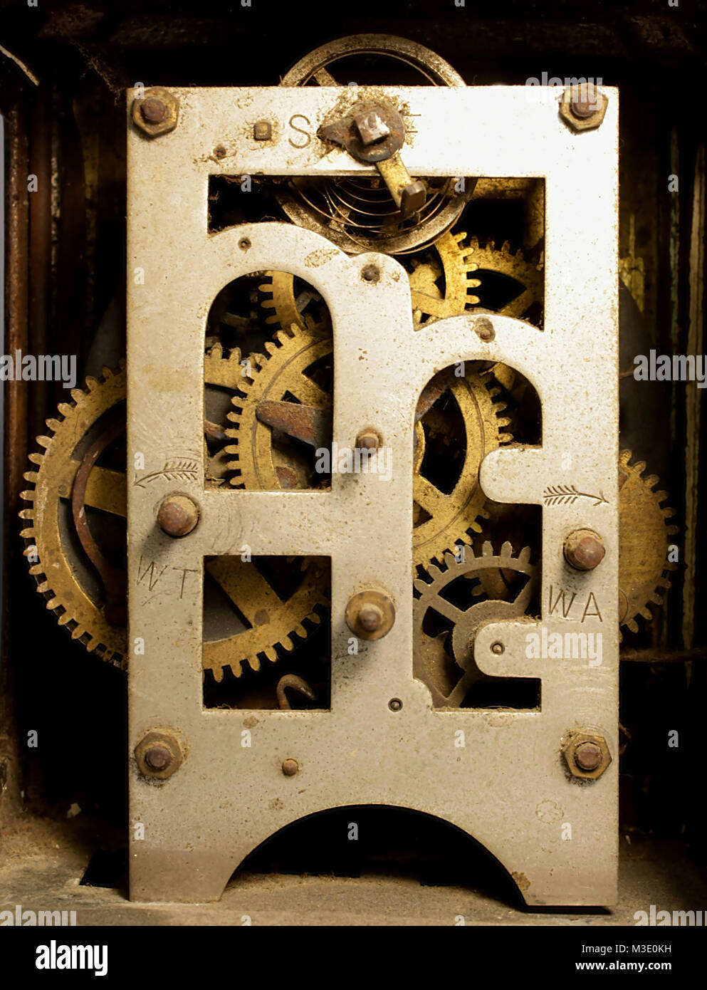Clock mechanism hi-res stock photography and images - Alamy