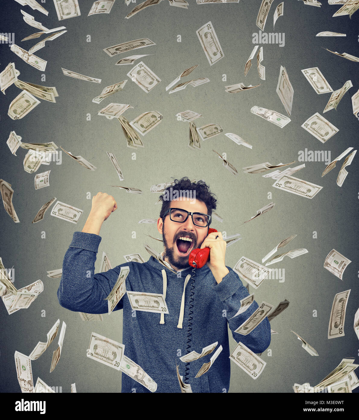 Young person money content hi-res stock photography and images - Alamy