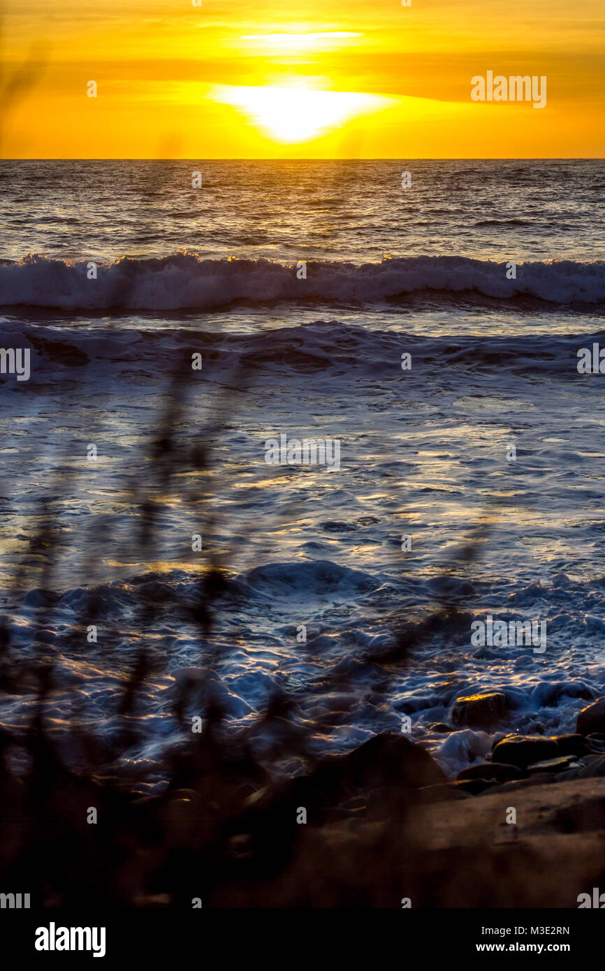 A beautiful sunset in Malibu Stock Photo - Alamy