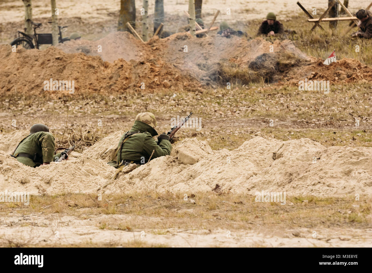 World war ii soviet trenches hi-res stock photography and images - Alamy