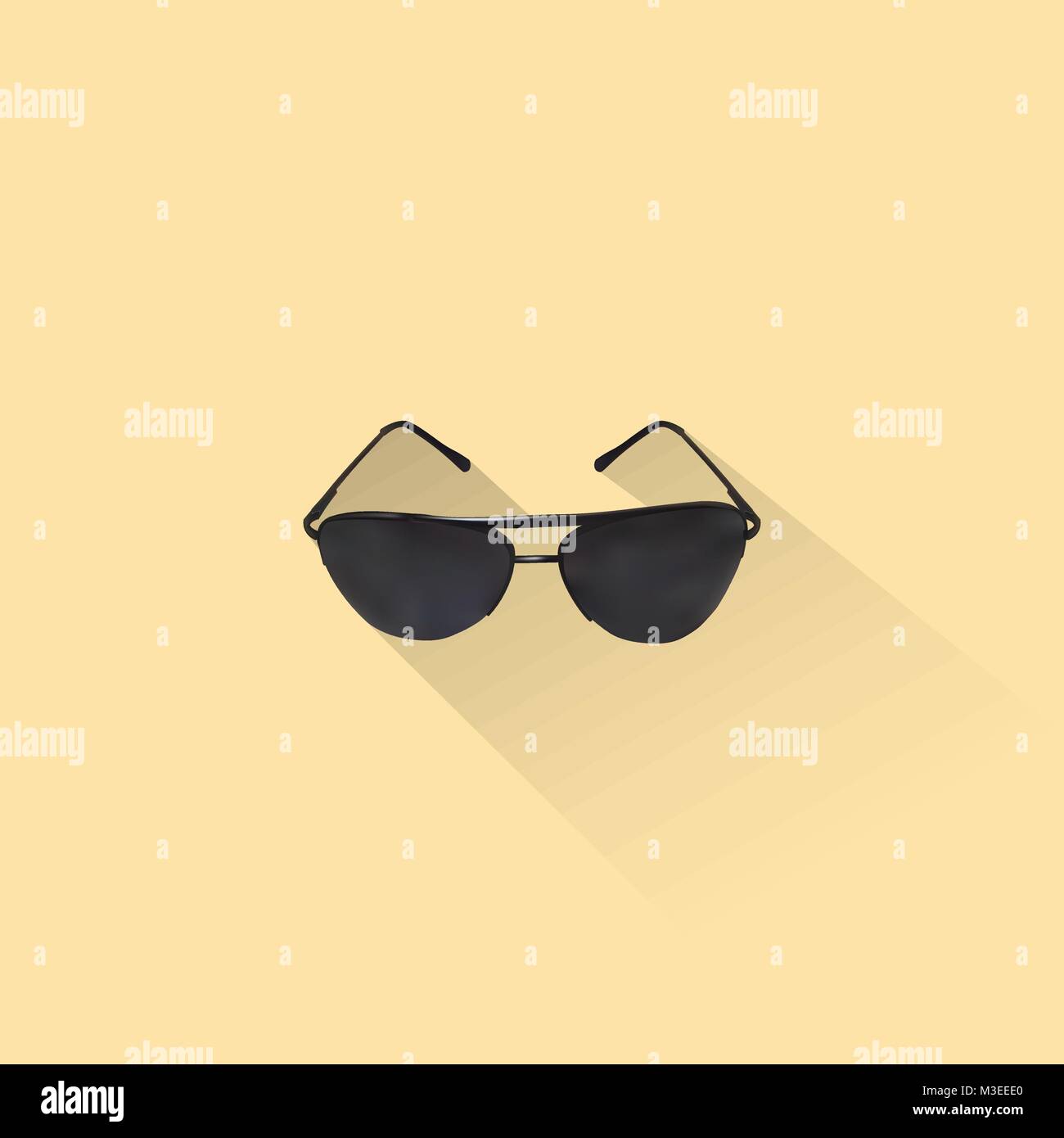 Simple Sunglasses Icon, Vector, Illustration, Eps File Stock Vector ...