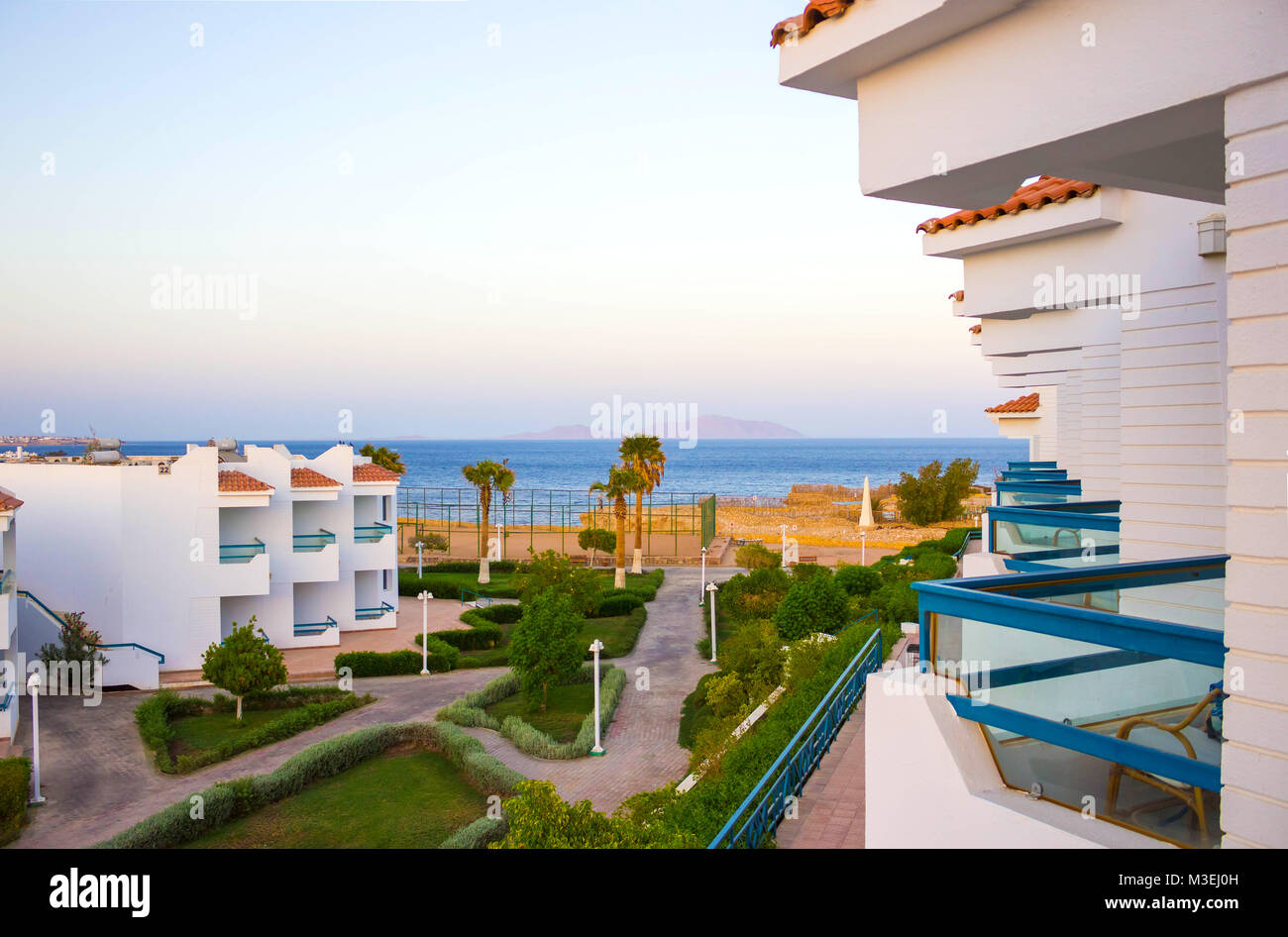 Sharm El Sheikh, Egypt - September 24, 2017: The view of luxury hotel ...
